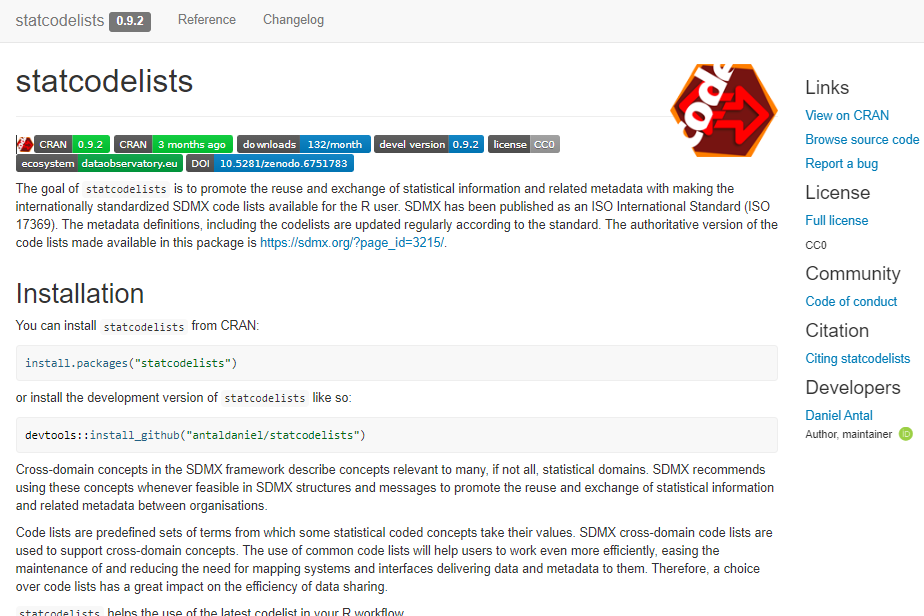statcodelists: Use Standardized Statistical Codelists | Reprex